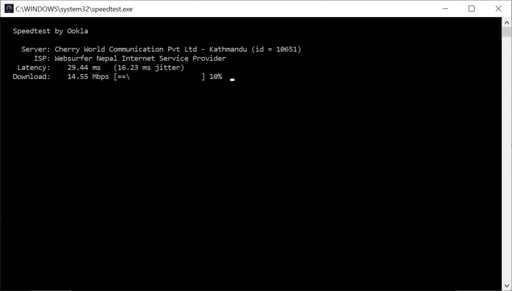 Internet Speed Test From Command Prompt internet-speed-test-from-command-prompt